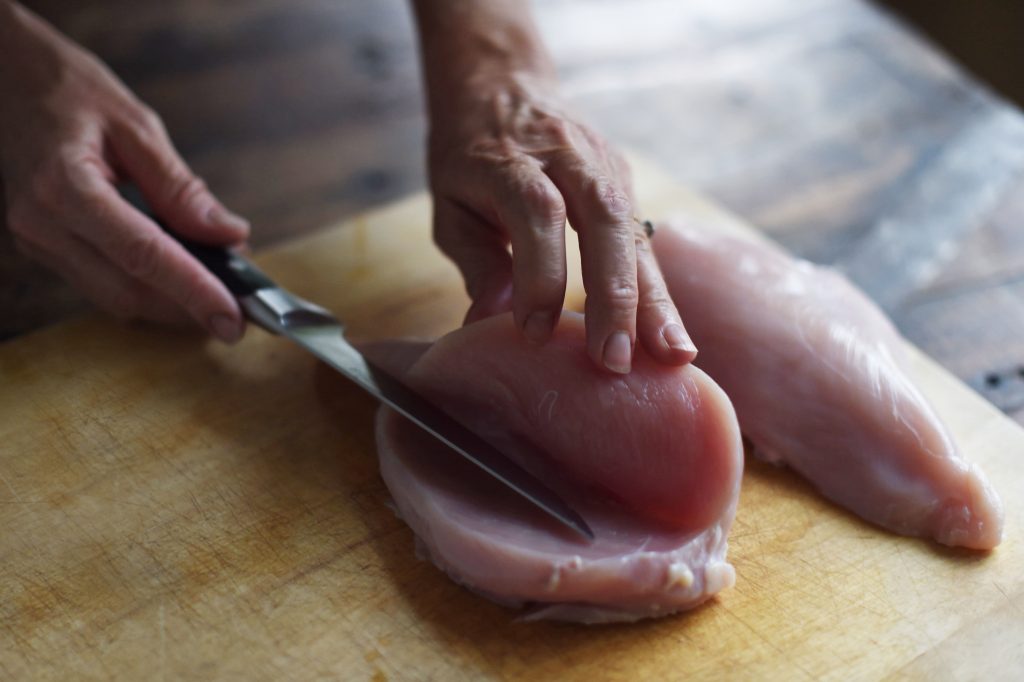 Low Carb Chicken with Brie and Blackberry Sauce - Simply So Healthy
