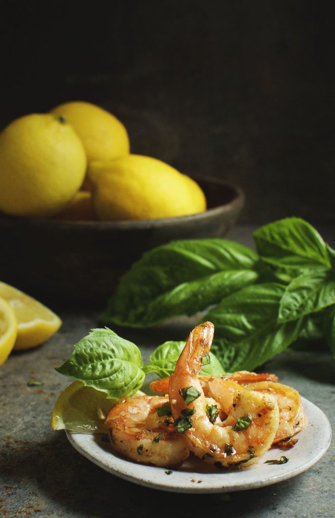 Low-Carb Garlic Basil Shrimp Recipe - Simply So Healthy
