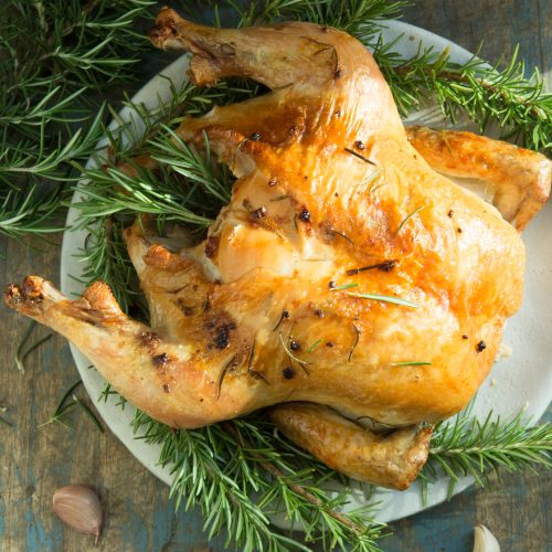 Garlic Rosemary Roasted Chicken - Simply So Healthy