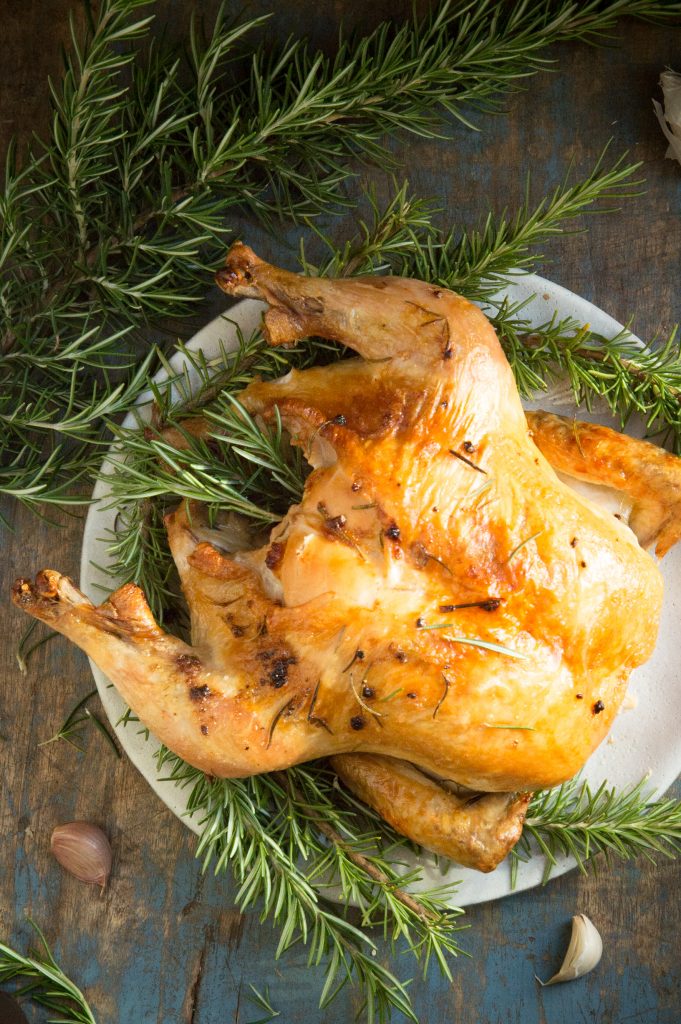 Garlic Rosemary Roasted Chicken - Simply So Healthy