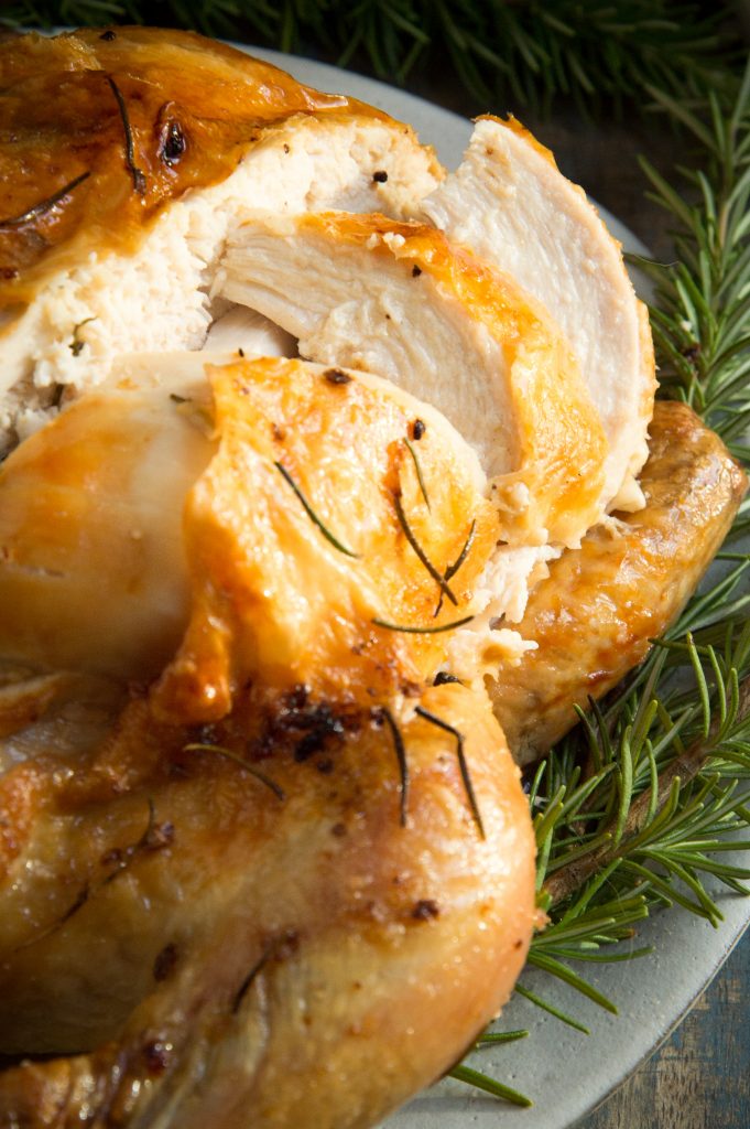 Garlic Rosemary Roasted Chicken - Simply So Healthy